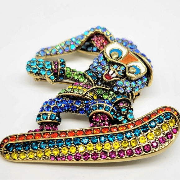 Heidi Daus | Jewelry | Heidi Daus Snow Bunny Multicolor Swarovski ...